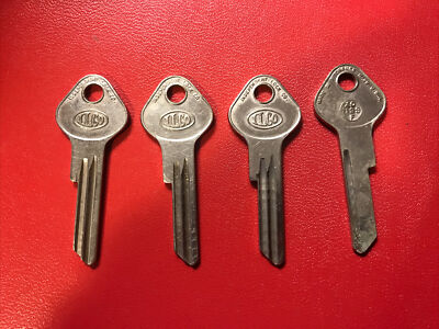 Vintage ILCO brand key Blanks XO1199F 4 keys [KB1] | eBay
