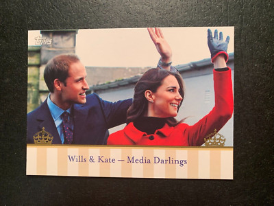 2011 Topps Royal Wedding KATE MIDDLETON Wills and Kate Media Darlings ...