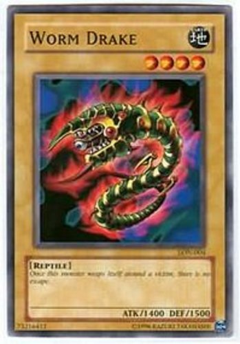 1x (LP) Worm Drake - LON-004 - Common - 1st Edition YuGiOh | eBay