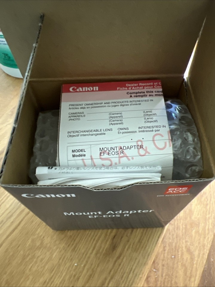 Canon Mount Adapter EF-EOS R / Free Shipping Through USPS Priority ...