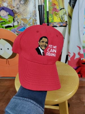 Obama Hat Yes We Can Adjustable Hat | eBay