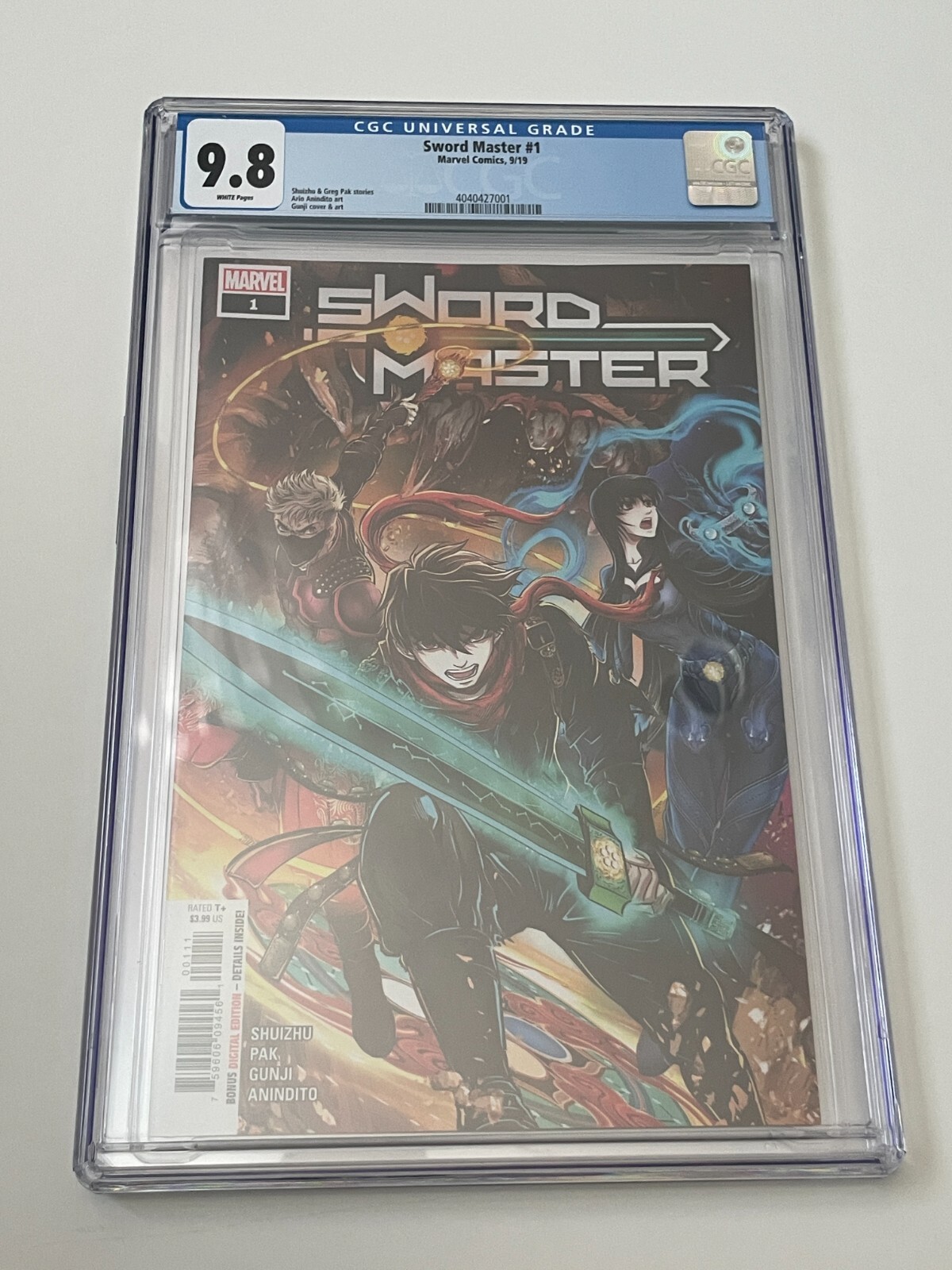 2019 Marvel SWORD MASTER #1 First Appearance LIN LIE Iron Fist CGC 9.8 ...