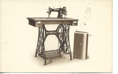 1929 ITALY SEWING MACHINE CRITZNER ADVERTISING POSTCARD COVER | eBay