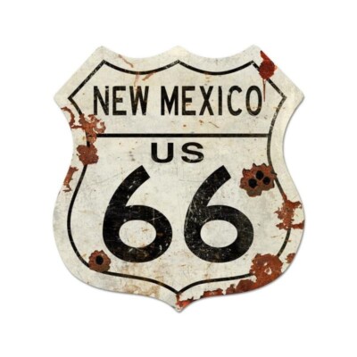 Route 66 New Mexico Shield 40" by 42" Laser Cut Metal Sign Rustic | eBay
