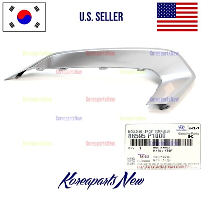 FRONT Bumper Molding Left DRIVER 86595P1000 ⭐OEM⭐ Kia Sportage 2023 ...