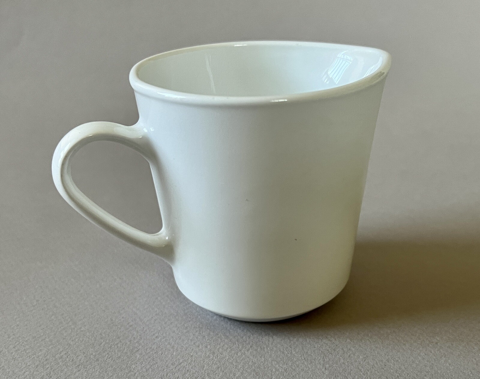 Vintage PYROCERAM BRAND TABLEWARE by CORNING White COUPE CREAMER 22 ...