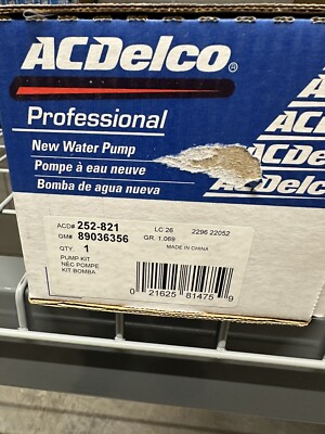 Genuine GM Water Pump Kit 89036356 | eBay