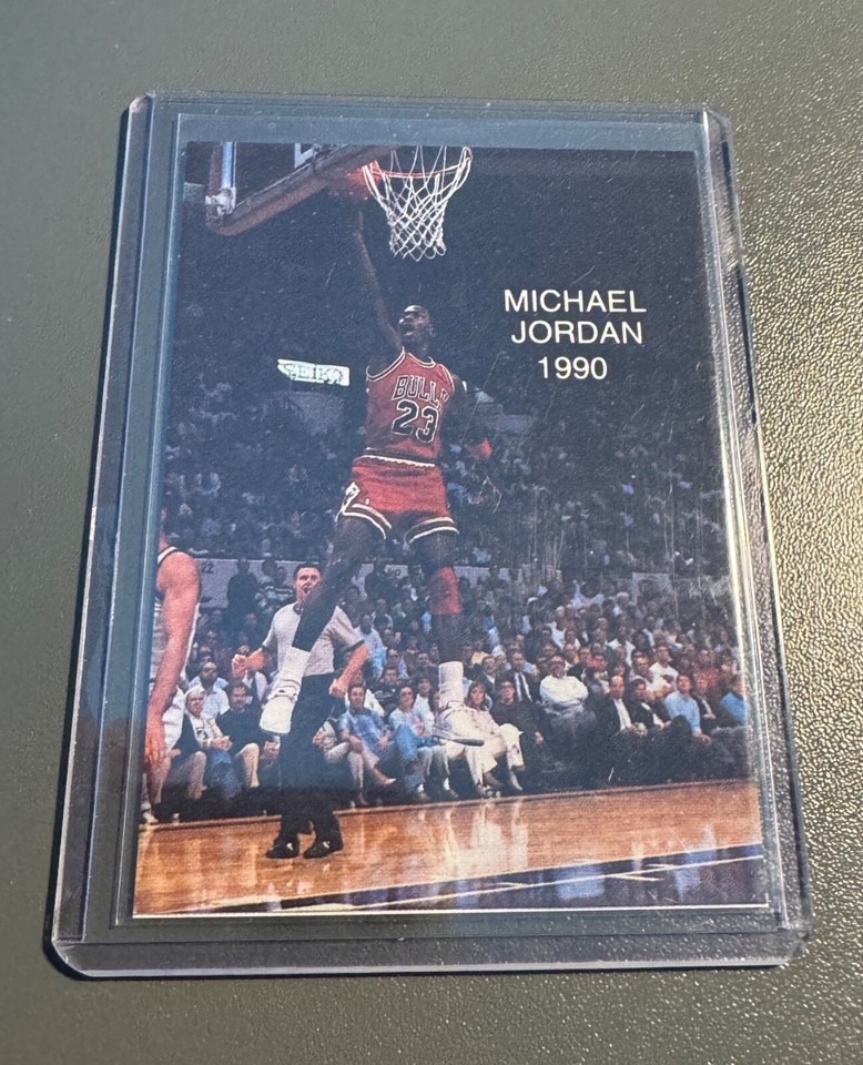 Michael Jordan Hand-Signed 1990 "Wasatch" Trading Card - AUTOGRAPH ...