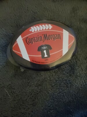Captain Morgan Promo Shirt Large In Plastic Wrap Expand When Opened | eBay