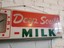 Vintage Deep South Milk Lighted Clock Promotional Advertising Sign ...