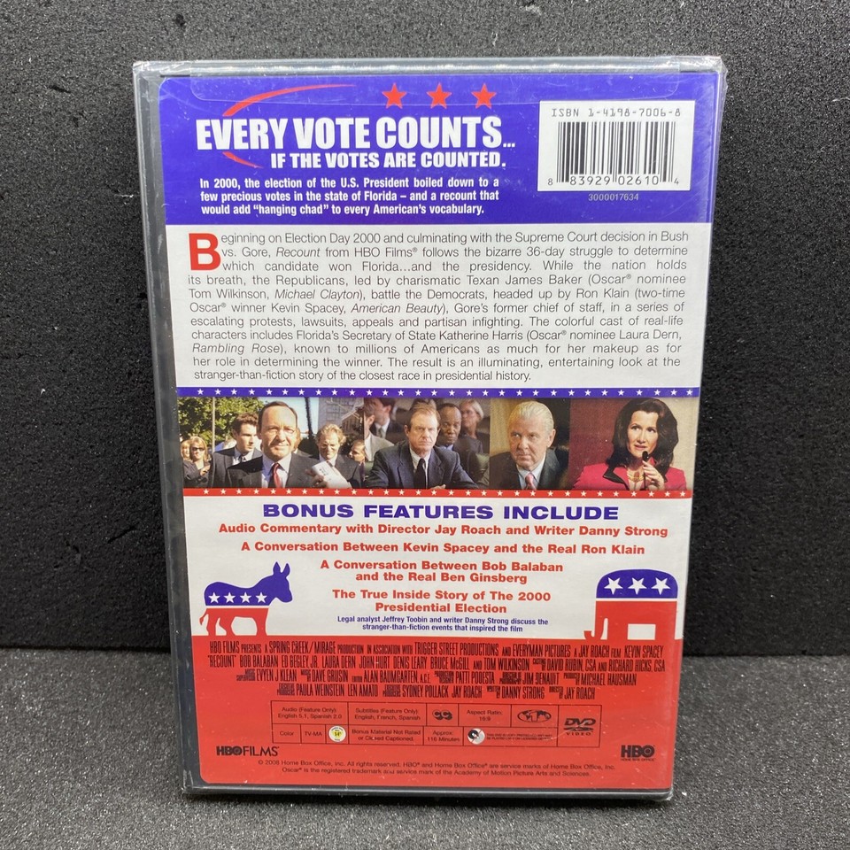 Recount: The Story Of The 2000 Presidential Election [DVD] BRAND NEW ...