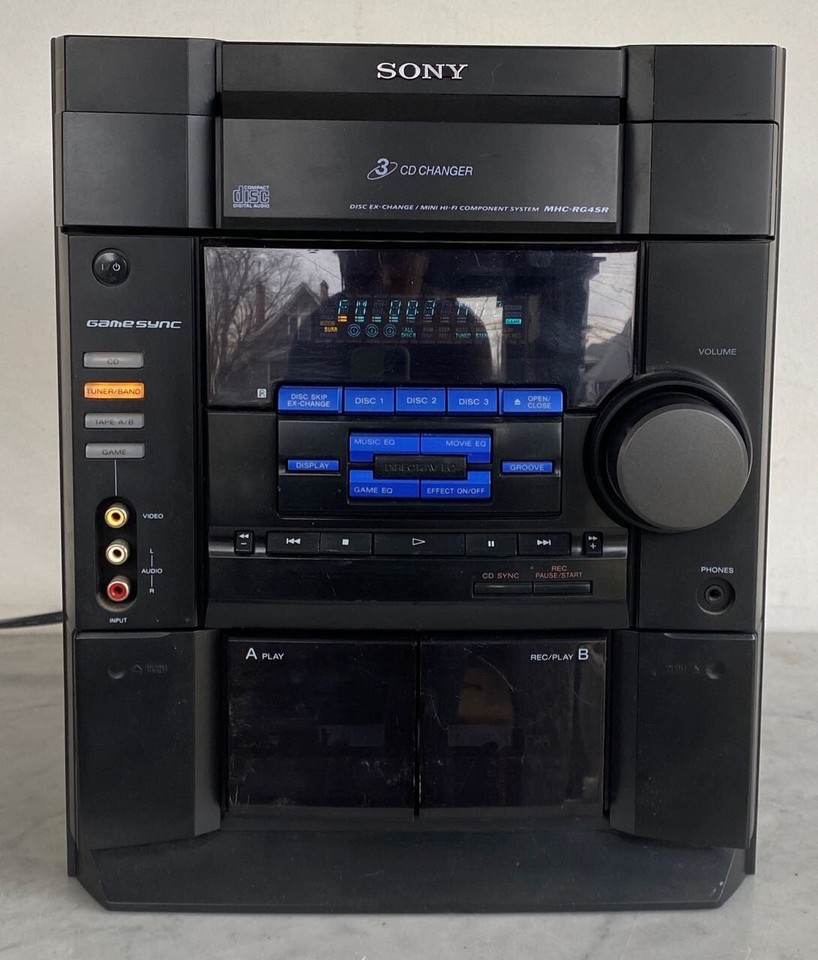 SONY Micro HI-FI Stereo System. AUX Radio Tape Main Unit Only. HCD ...