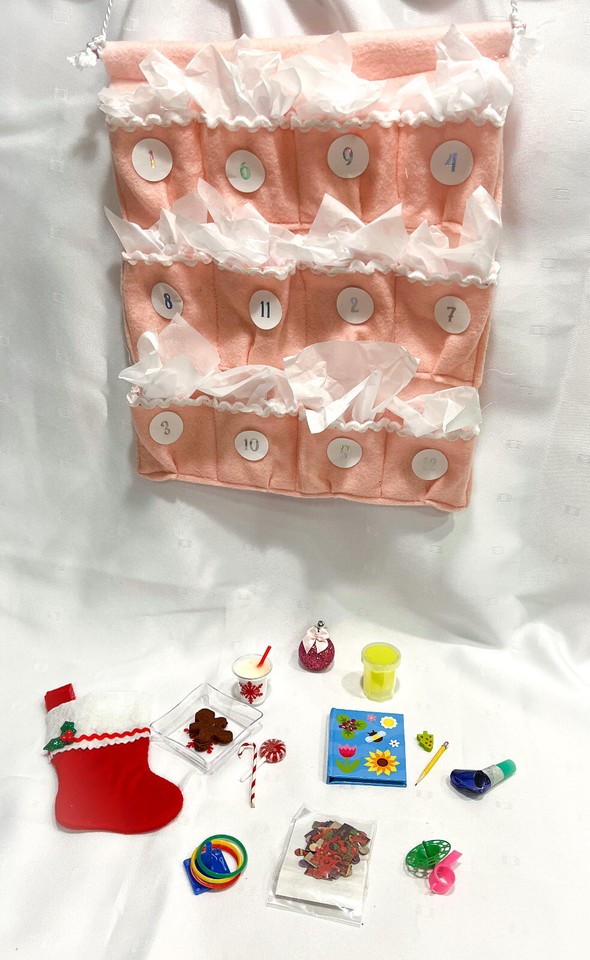 Stocking Advent Calendar Holiday Christmas Countdown toy American 18 ...