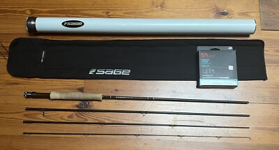 SAGE R8 Core #690-4, 4-Piece, 9-Ft, 6-Wt Fly Rod & Scientific Anglers ...