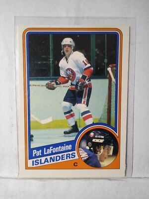 1984-85 O-PEE-CHEE 129 PAT LaFONTAINE HOCKEY CARD ROOKIE NICE F2225 | eBay