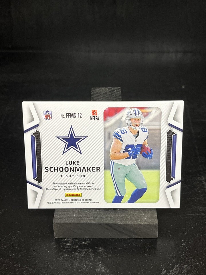 2023 Certified Luke Schoonmaker Freshman Fabric Rookie RPA Auto /249 ...