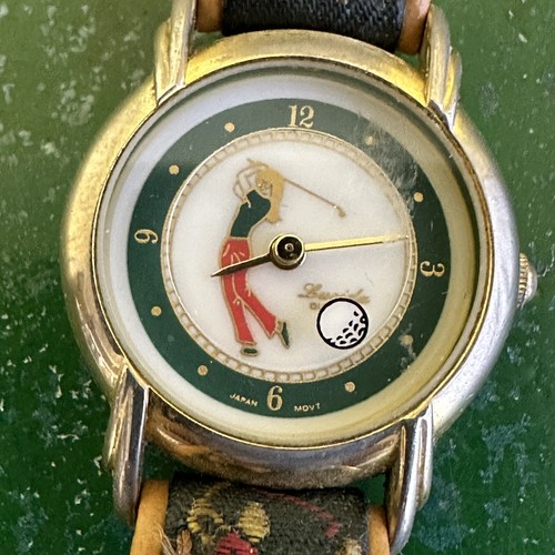 Lucida Quarts Women's Golf Watch Japan 1" Golfing Golfer Gold Tone | eBay