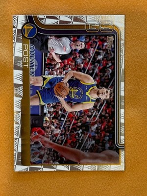2025 Topps Quinten Post RC Basketball Parallel #139 Warriors Hoops Net ...
