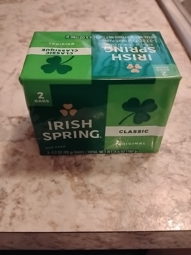 Irish Spring Original Scent Classic Bar Soap Pack of 2 - 3.2 oz Bars | eBay