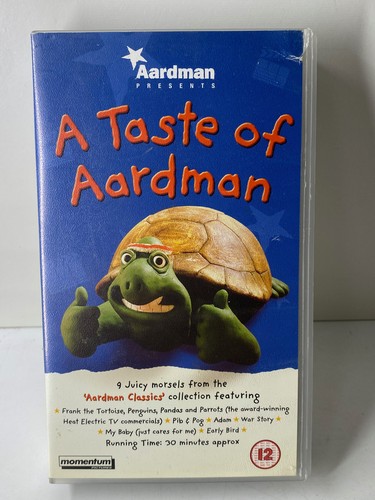 Aardman Presents: Taste of Aardman On VHS Video Cassette Tape | eBay ...