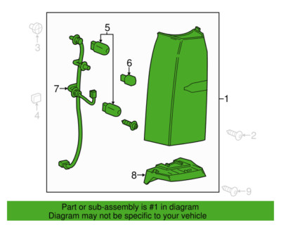 Genuine GM Rear Passenger Side Stop Lamp 87826667 OEM | eBay