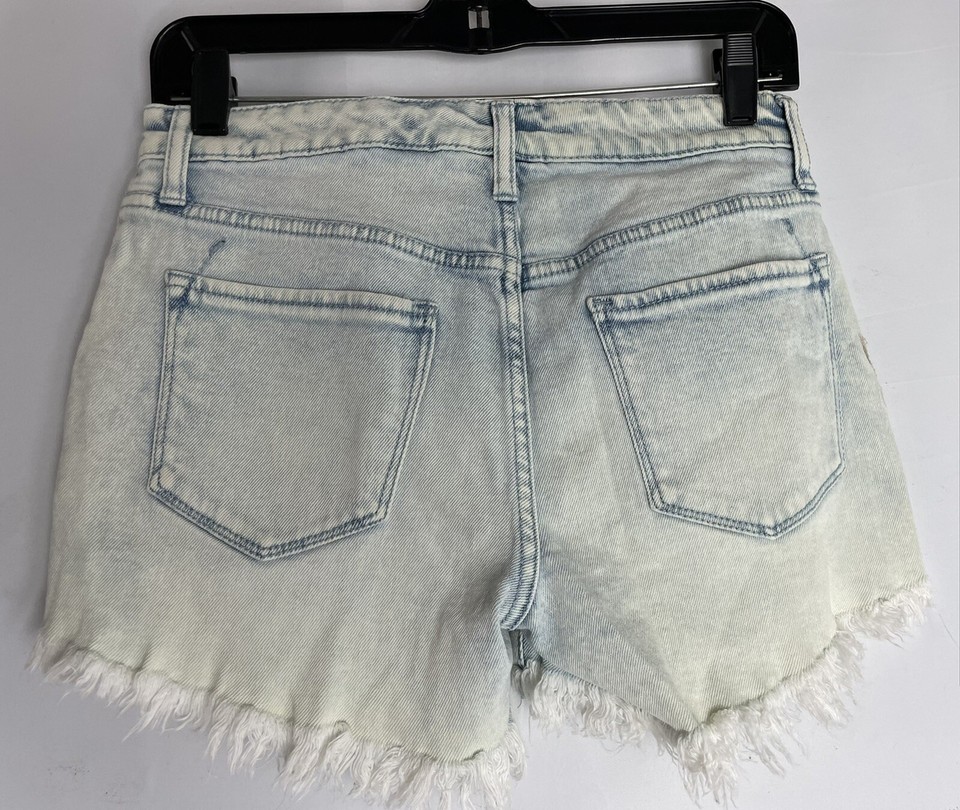 Mossimo Supply Embroidered Flower cutoff Jean Shorts Sz 4/27 | eBay