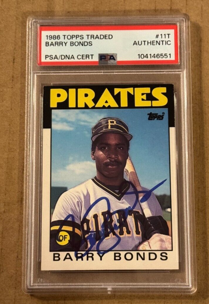 Barry Bonds Autographed Memorabilia | Signed Photo, Jersey ...