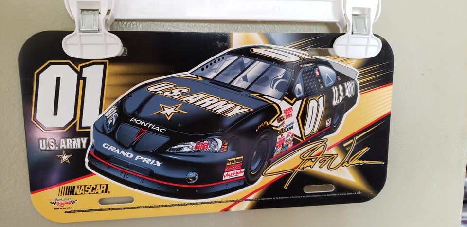 JERRY NADEAU ARMY CAR #1 NASCAR DRIVER LICENSE PLATE NEW | eBay