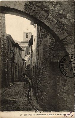 CPA HYERES-les-PALMIERS - Rue Paradise (276003) | eBay