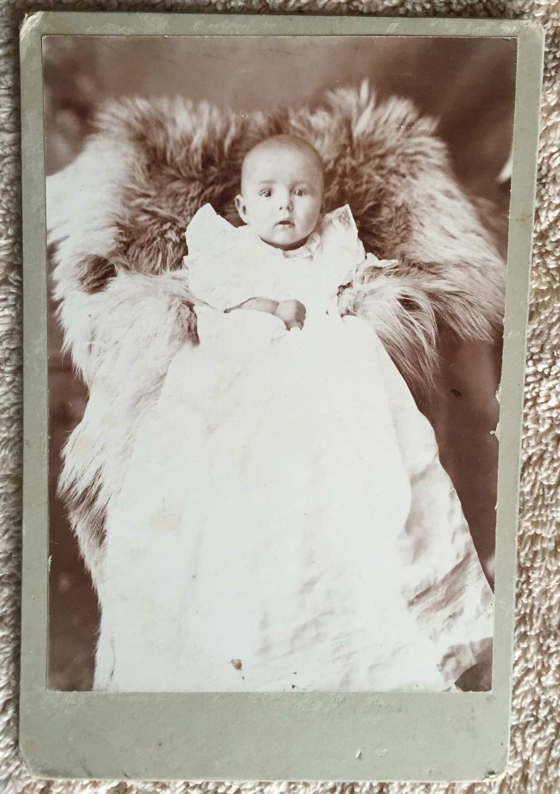 Vintage cabinet photo of beautiful baby boy early 1900s child ...