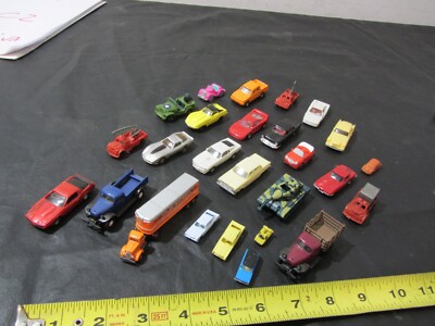 HO scale and smaller vintage lot of plastic cars busch eko hsabro ...