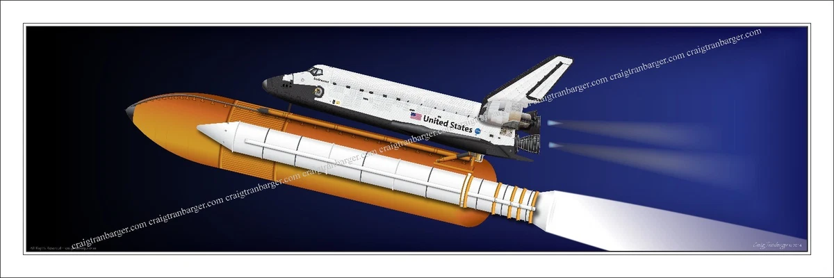 Drawings Of Space Shuttle Atlantis