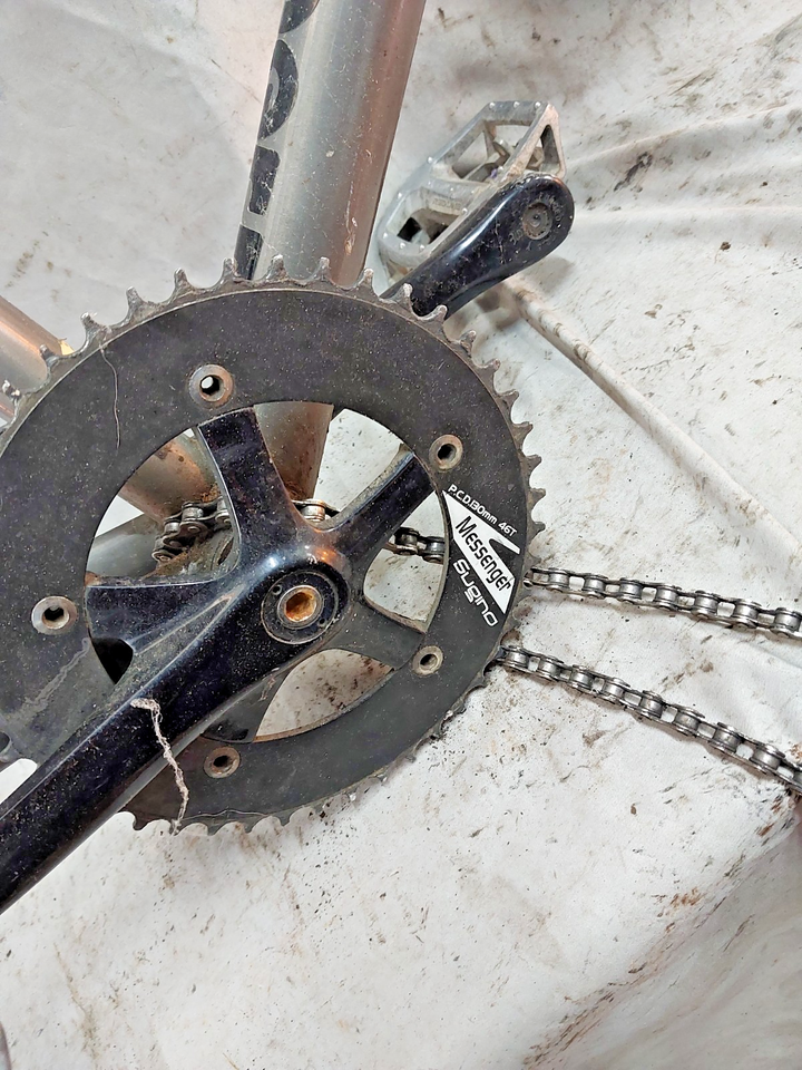 Raleigh Rush Hour Fixie Fixed Gear Road Bike Frame 59cm Large Chromoly ...