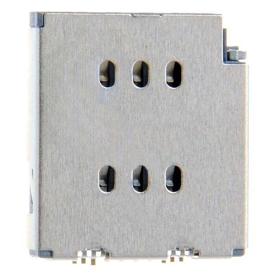 Dual SIM Card Reader Slot Socket Flex Cable Repairing Fittings For ...