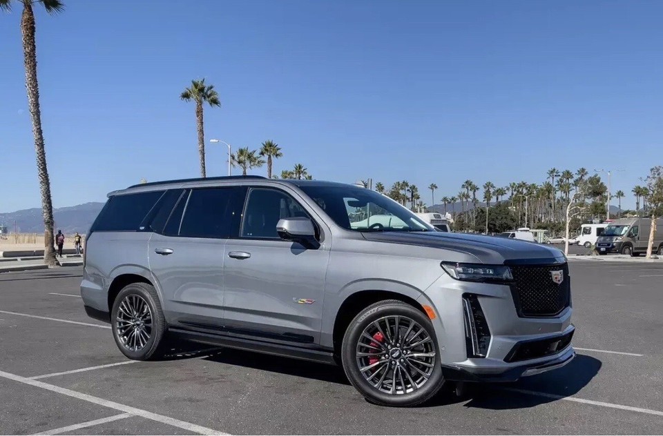 22 Cadillac Escalade V EscaladeV Factory OEM ORIGINAL Grey Wheels Rims ...