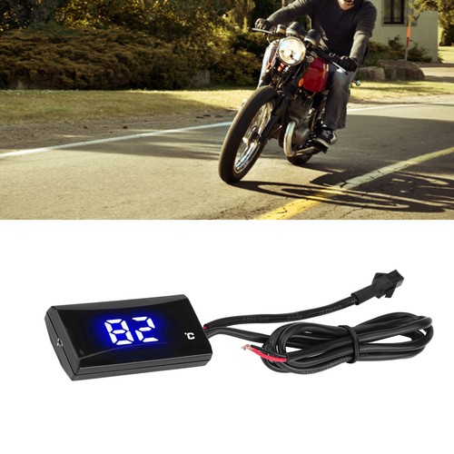 Motorcycle Digital Thermometer Instrument Water Temperature Meter Gauge ...