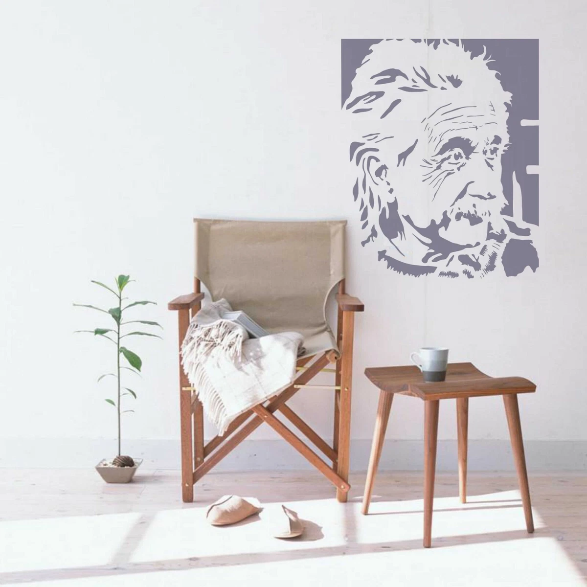 Albert Einstein Stencil