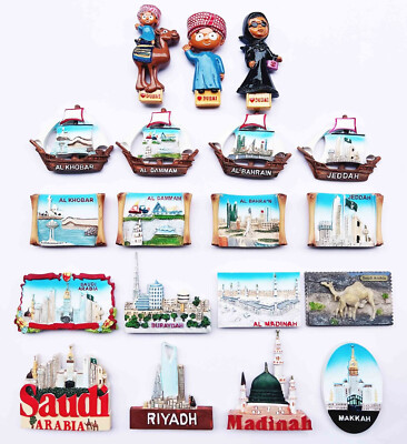 World travel Saudi Arabia creative DIY crafts magnet Fridge Magnets ...