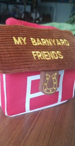 AURORA MY BARNYARD FRIENDS Baby Toddler Plush Toy Carry Case Beanie ...