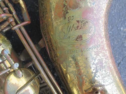 Selmer Signet Tenor Saxophone BODY ONLY NEED NECK & OCTAVE KEY REPAIR ...
