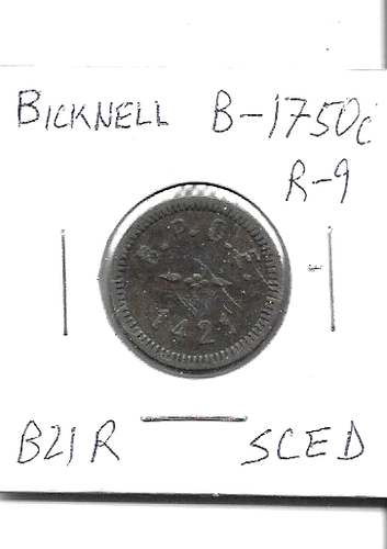 Bicknell, Indiana Trade Token B.P.O.E. 1421 5¢ | eBay