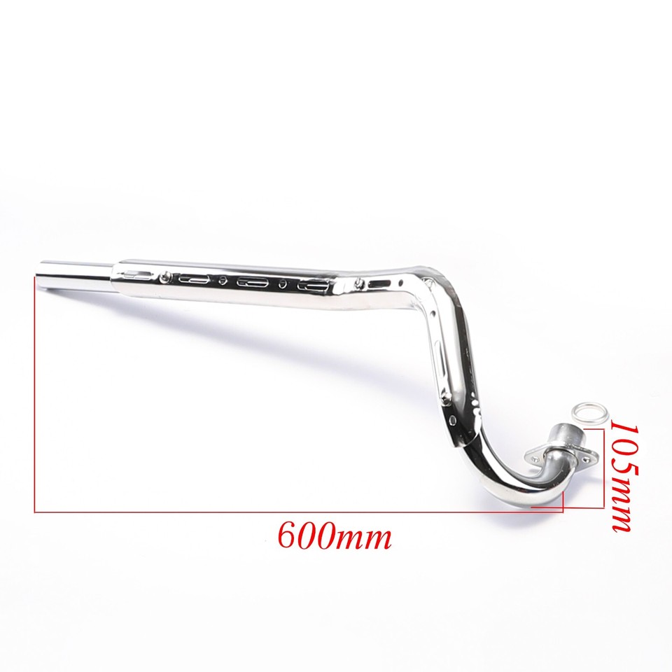 28mm Exhaust Pipe Muffler For Pit Bike CRF50 Apollo SSR 110cc 125cc ...
