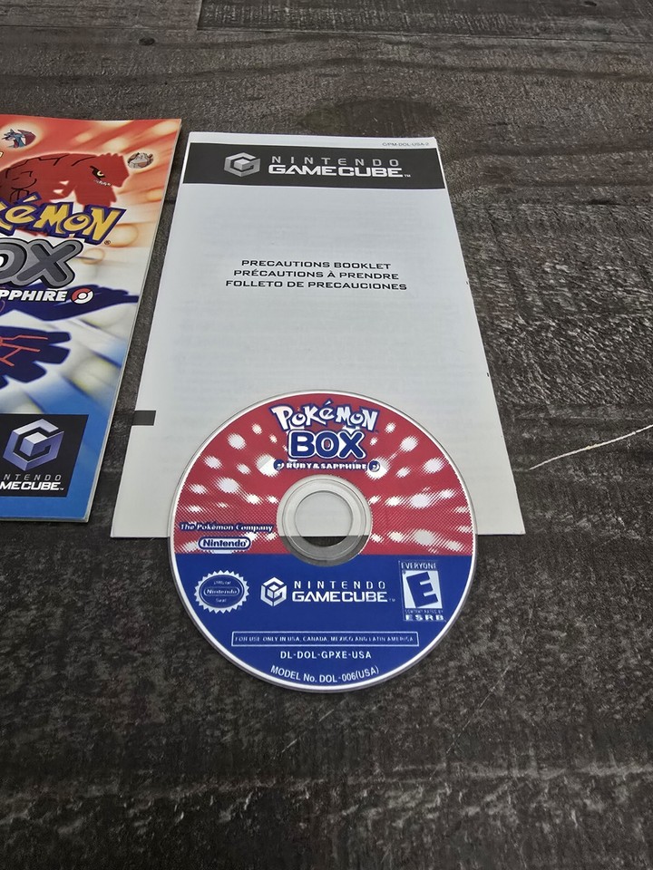 Pokémon Box Ruby & Sapphire [Big Box Variant] - (Nintendo Gamecube ...