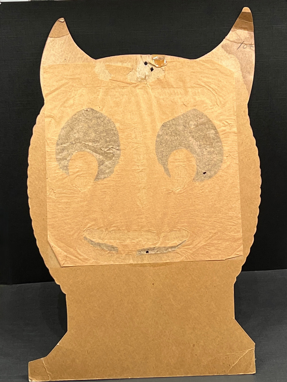 1940s USA Beistle Owl Wearing Bowtie and Collar w/Transparency | eBay