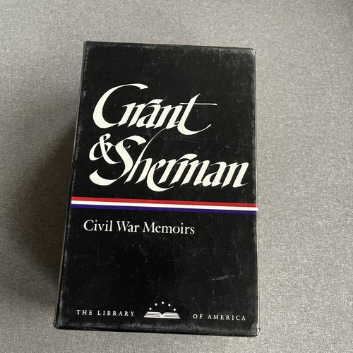 Grant & Sherman Civil War Memoirs 2 Volume Slipcase Library of America ...