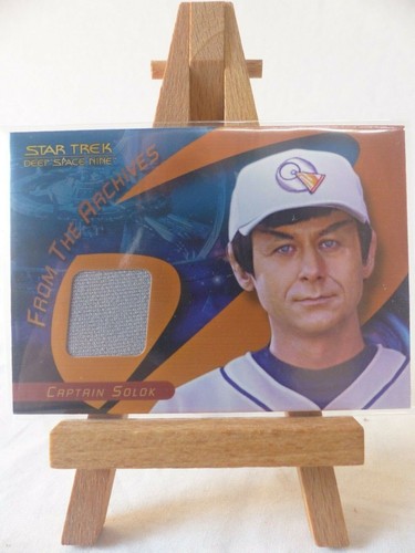 STAR TREK 40th anniversary Costume Wardrobe Card Captain Solok DS9 #C32 ...
