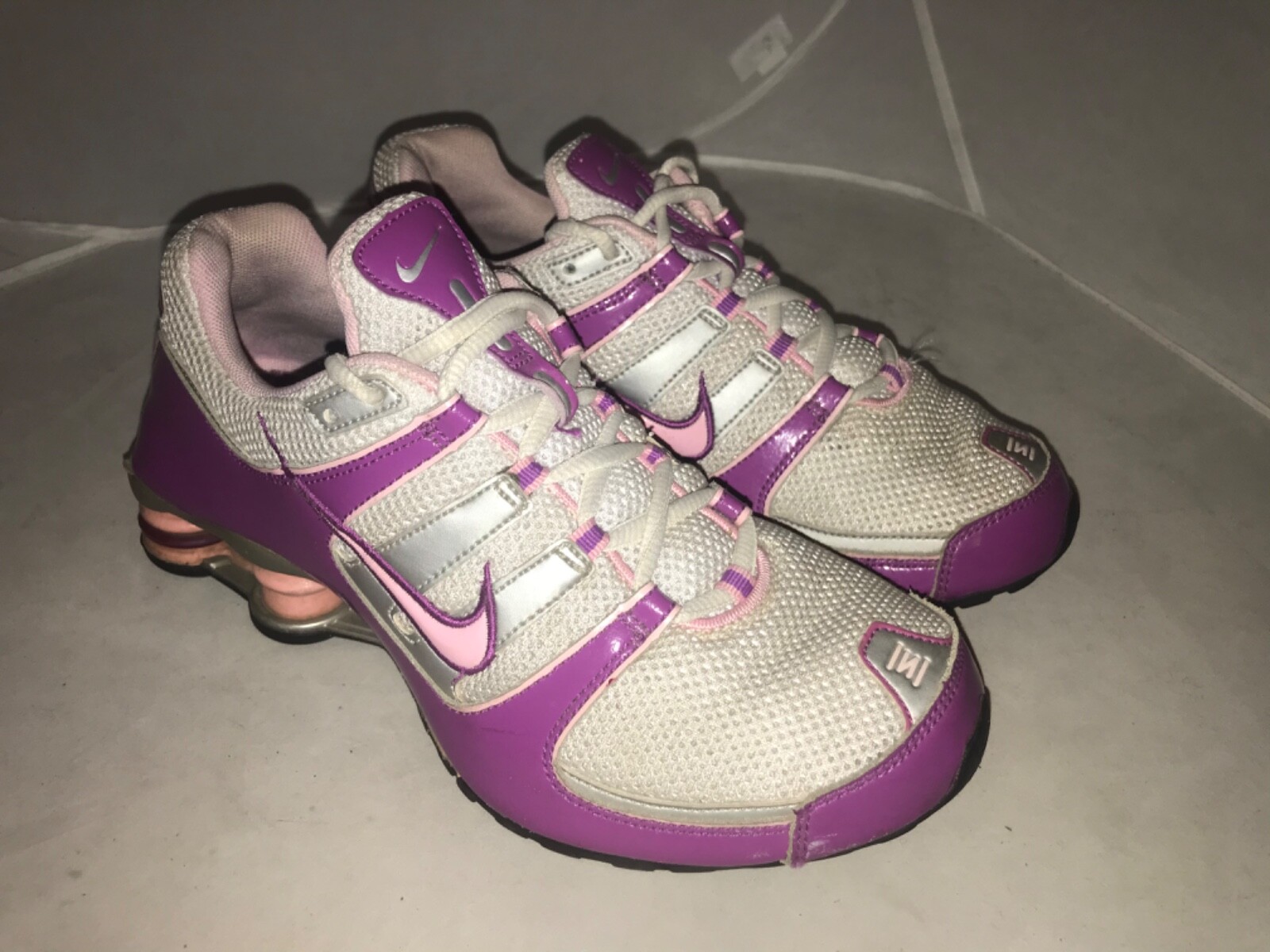 Girls Pink Nike Shox