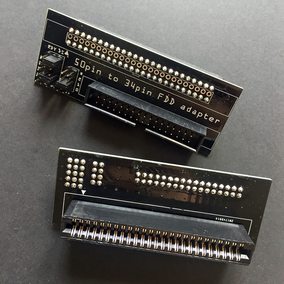 8" floppy disk Shugart interface adapter 50 pin to 34 pin PC compatible ...