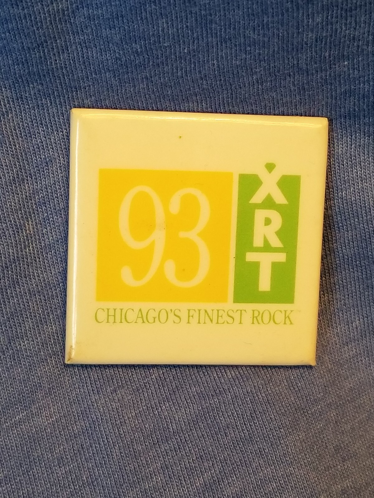 93 XRT Chicago Pin Pinback Button WXRT Chicago's Finest Rock | eBay
