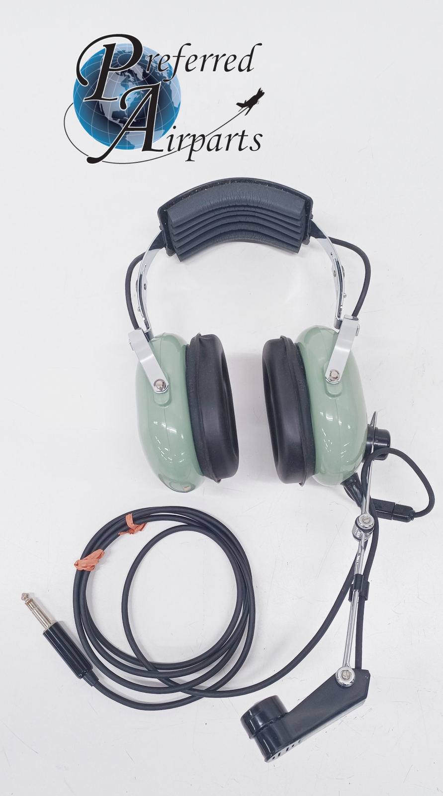 New David Clark Aviation Headset p/n 12508G-30 12508G-31 with Mic p/n ...